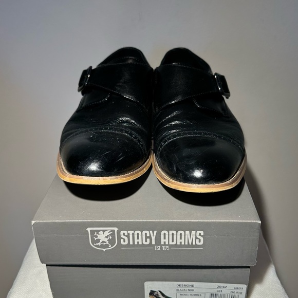 Stacy Adams | Shoes | Stacy Adams Mens Black Dress Shoes Desmond With ...